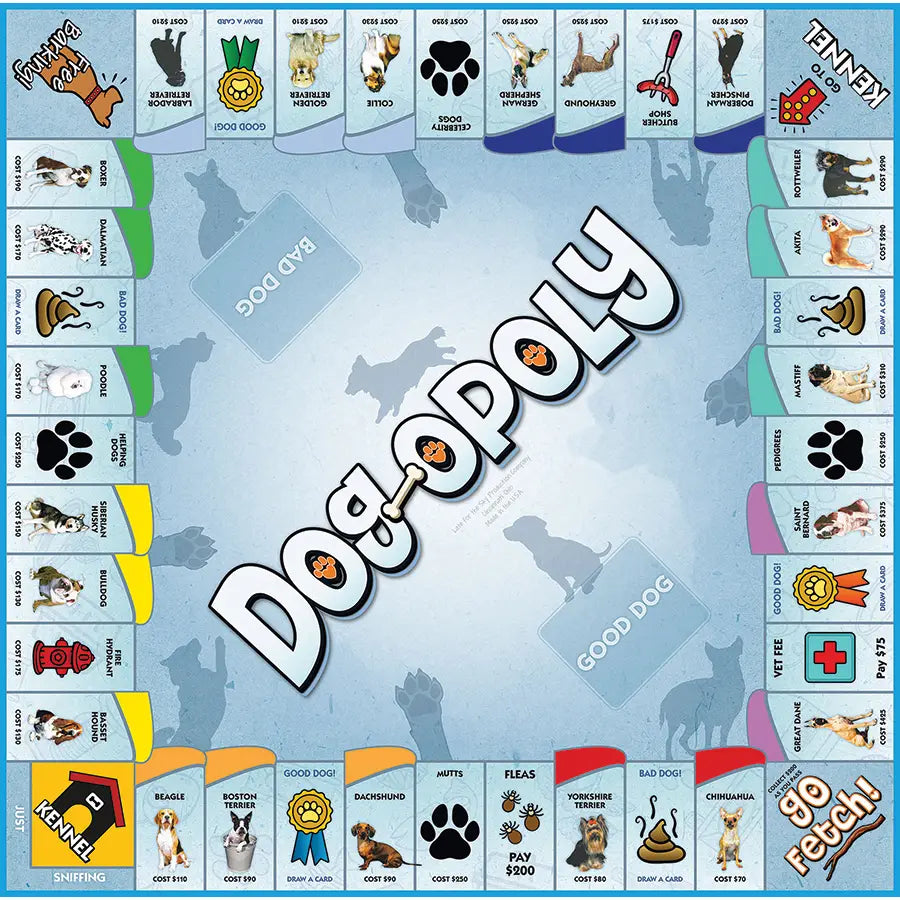 Dog-Opoly Board Game - A Hit For Dog Lovers of All Ages - Knoxville, TN ...