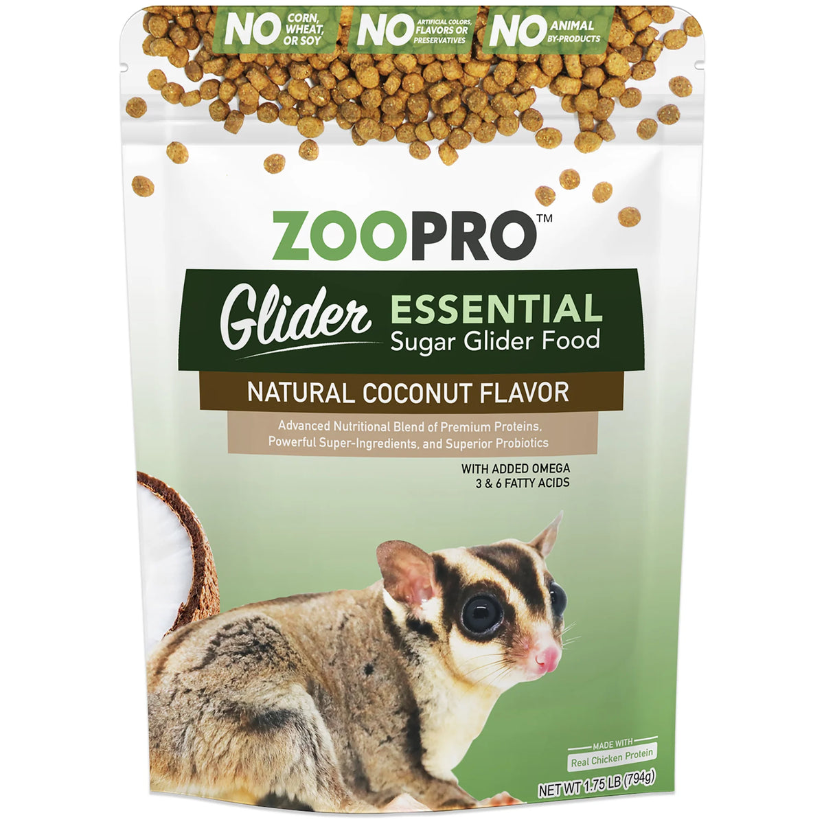 ZooPro Glider Essential Sugar Glider Food - 1.75lb - Knoxville, TN ...
