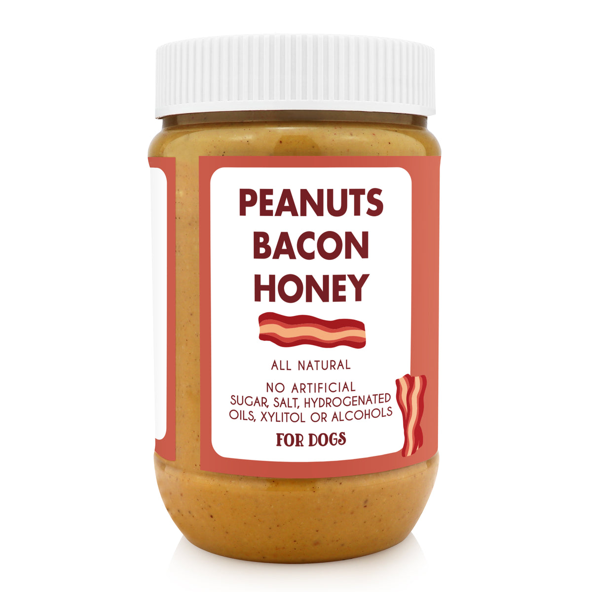 BARK BISTRO BANGIN BACON BUDDY BUDDER- 100% NATURAL DOG PEANUT BUTTER ...