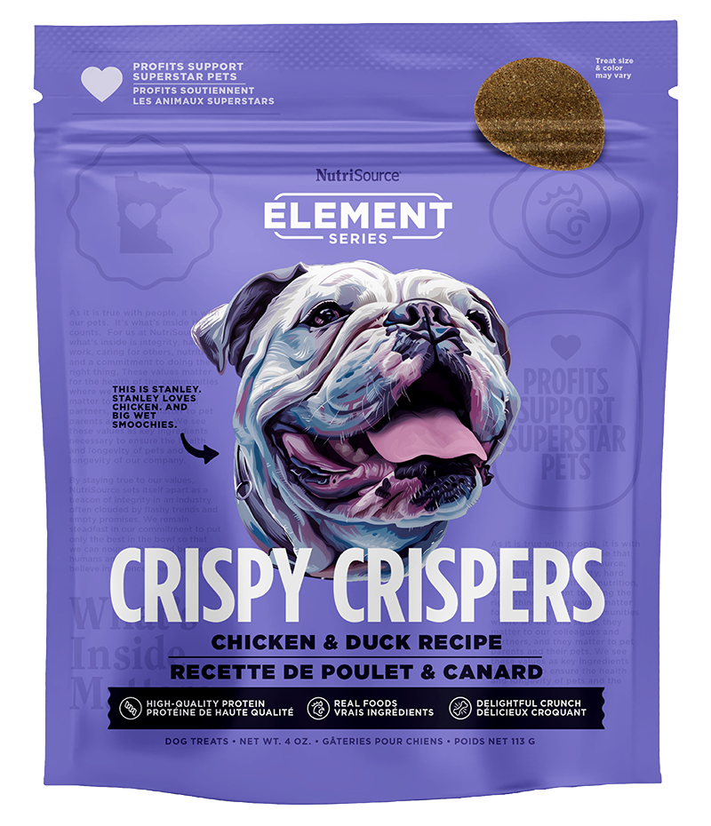 Nutrisource Element Series Chicken & Duck Crispy Crispers High Protein ...