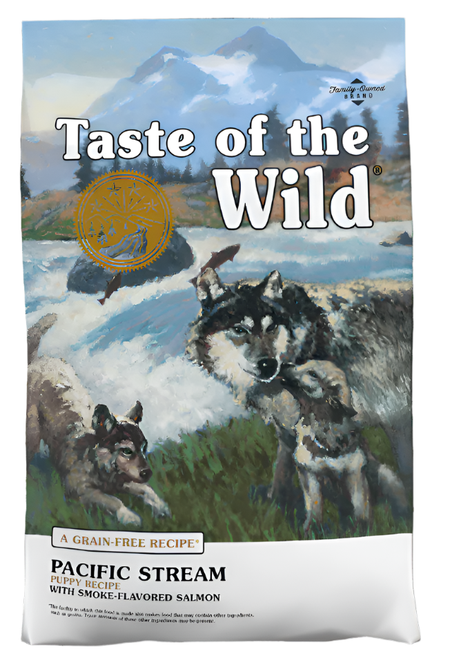 Taste of the Wild Pacific Stream Puppy Recipe with Smoke-Flavored ...