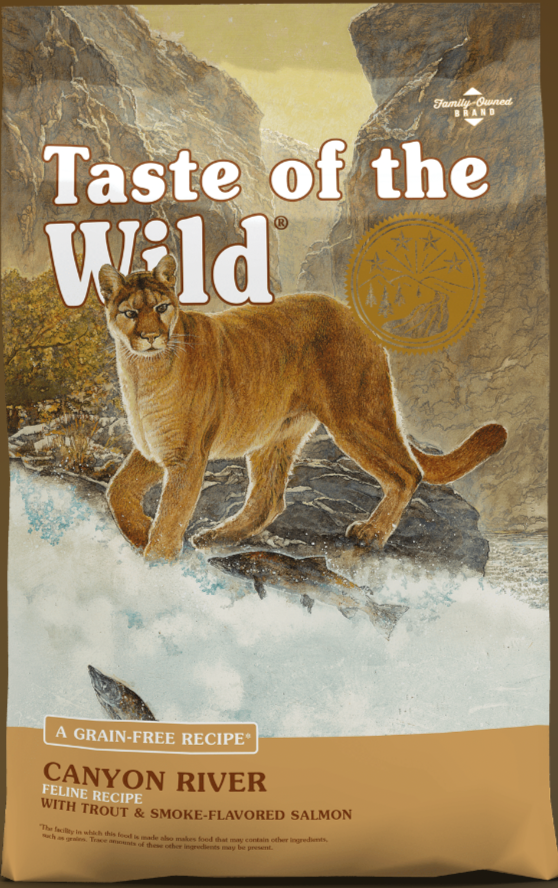 Taste of the Wild Canyon River Feline Recipe with Trout & Smoke ...