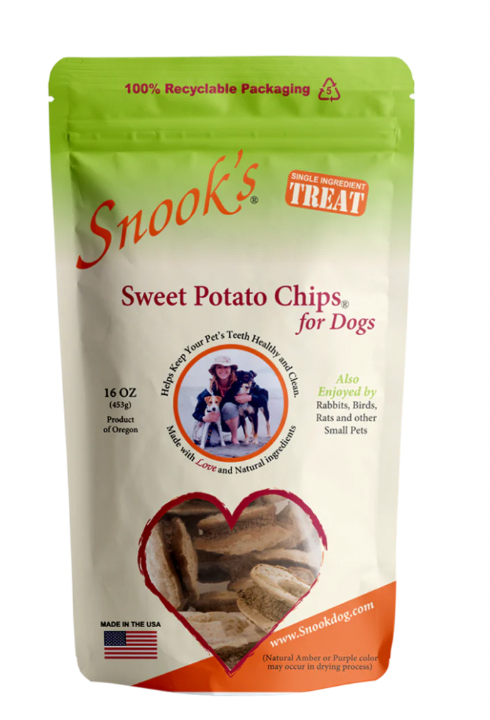 Snook's Sweet Potato Chips for Dogs -1lb - Knoxville, TN - Agri Feed ...