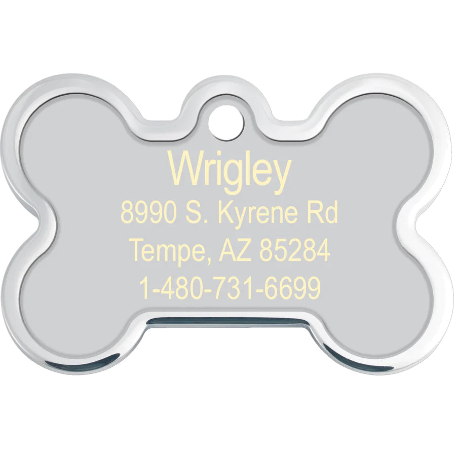 Lilac Lattice Print Dog Tag with Raised Edge - Knoxville, TN - Agri ...